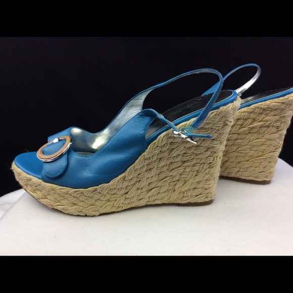 Jessica Simpson | Shoes | Jessica Simpson Blue Platform Shoes | Poshmark